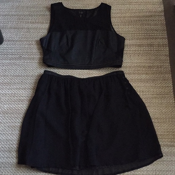 Jessica Simpson | Dresses | 3 In Jessica Simpson Black Sheer Leather ...